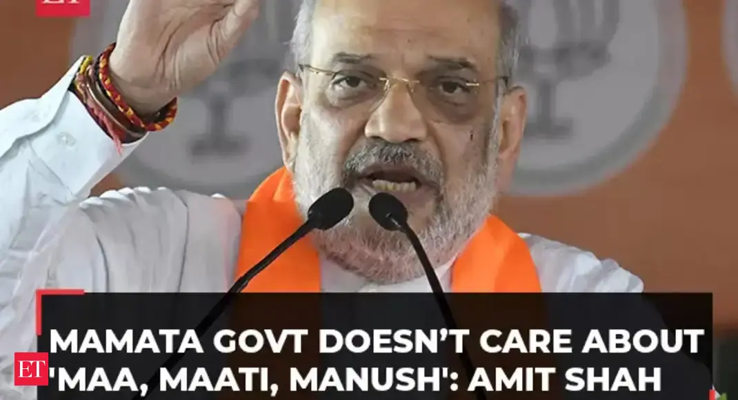amit shah: Mamata govt catering to 'Mullah, Madrasa, Mafia'; no more care for 'Maa, Maati ...