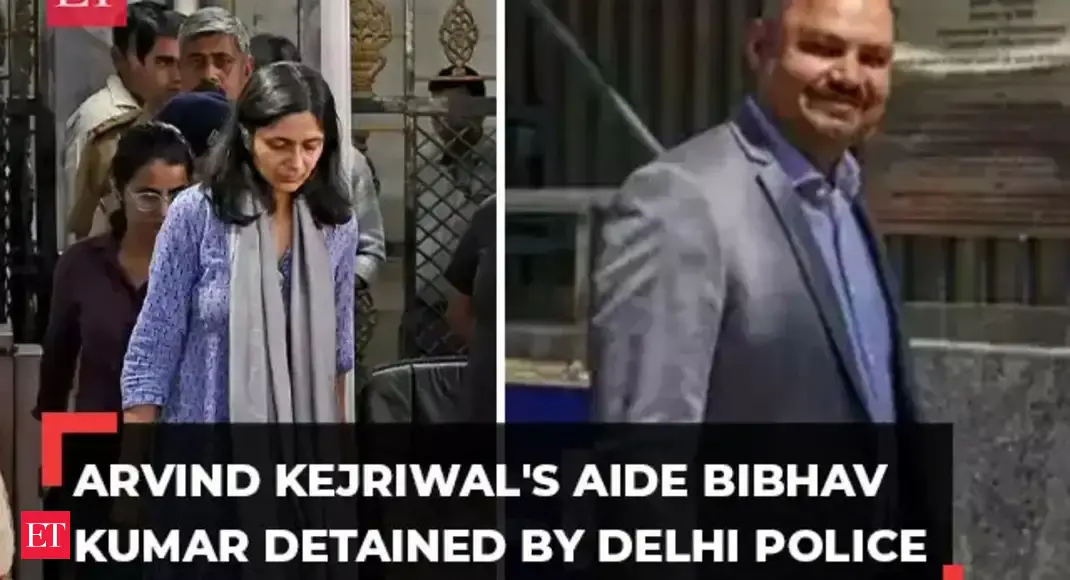 Bibhav Kumar: Swati Maliwal assault case: Delhi CM Arvind Kejriwal's aide Bibhav Kumar detained ...