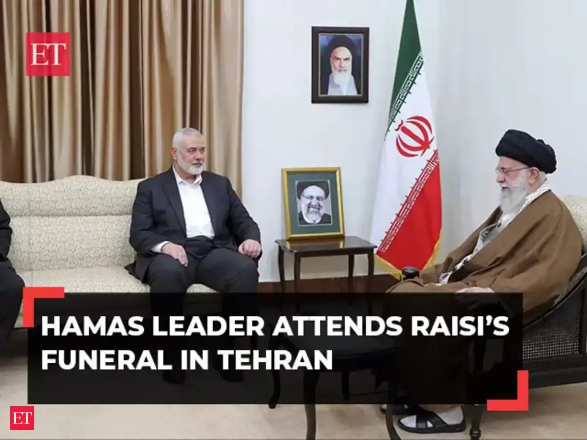 Ebrahim Raisi: Ebrahim Raisi: Hamas leader Ismail Haniyeh attends ...