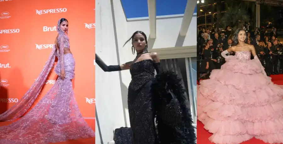Nancy Tyagi at Cannes 2024: Her 3 dresses that turned heads | EconomicTimes