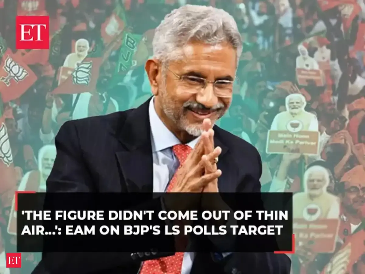 EAM Jaishankar on BJP's 'Abki Baar 400 Paar' slogan: 'The figure didn't ...