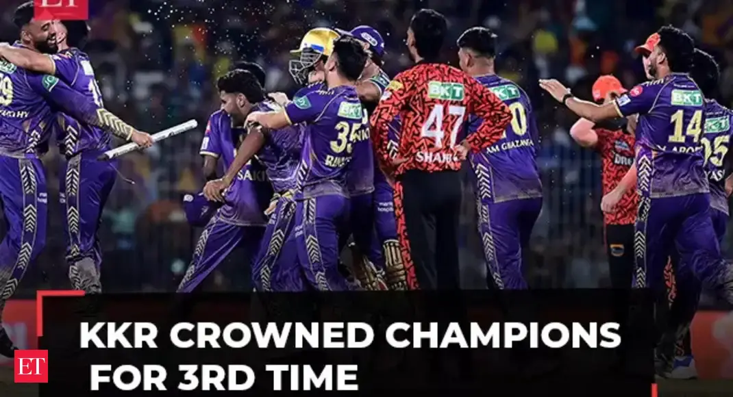 IPL Final 2024: KKR crowned champions for 3rd time beating SRH by 8 ...
