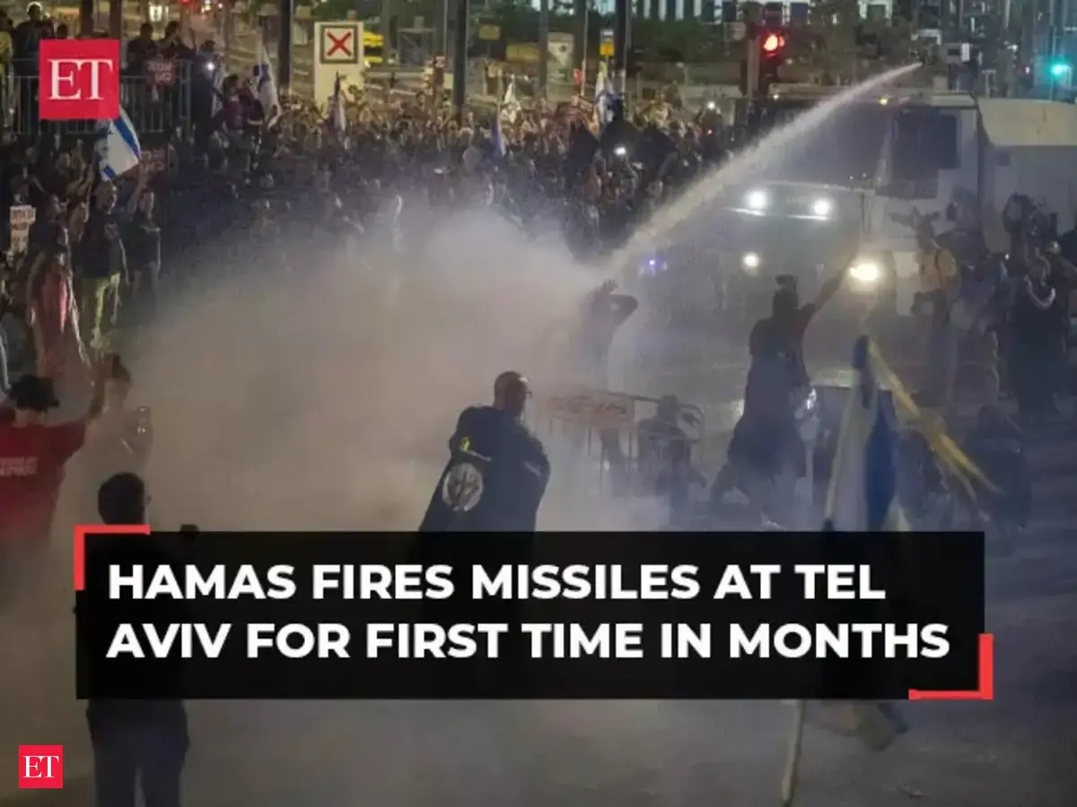 Sirens in Tel Aviv after four months; Hamas launches 'big missile ...