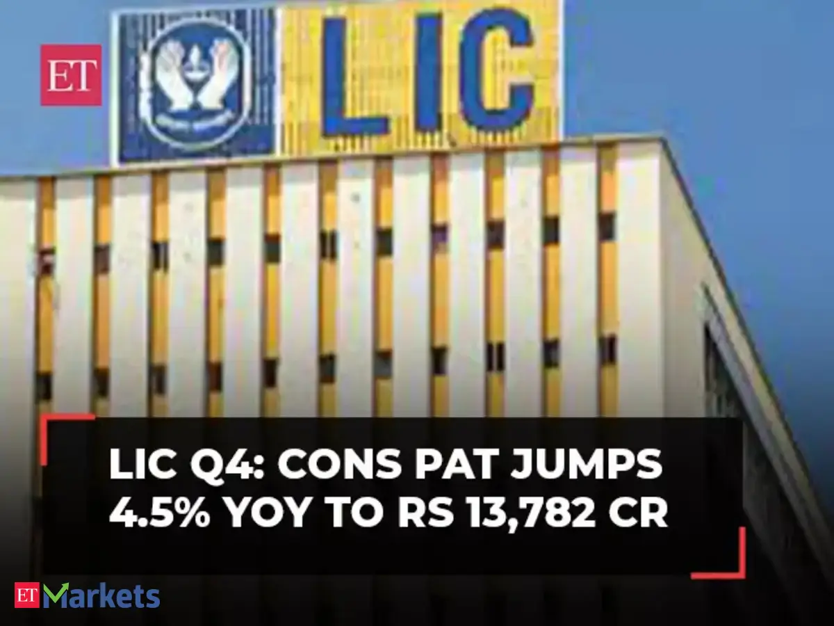 LIC Q4 Results: Cons PAT jumps 4.5% YoY to Rs 13,782 cr - The Economic ...