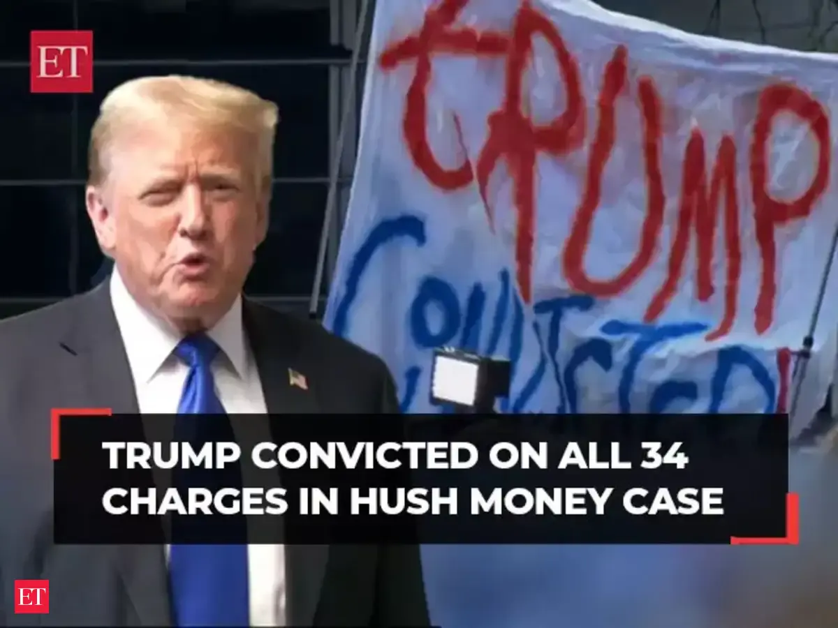 'A very innocent man': Donald Trump convicted on all 34 charges in hush ...