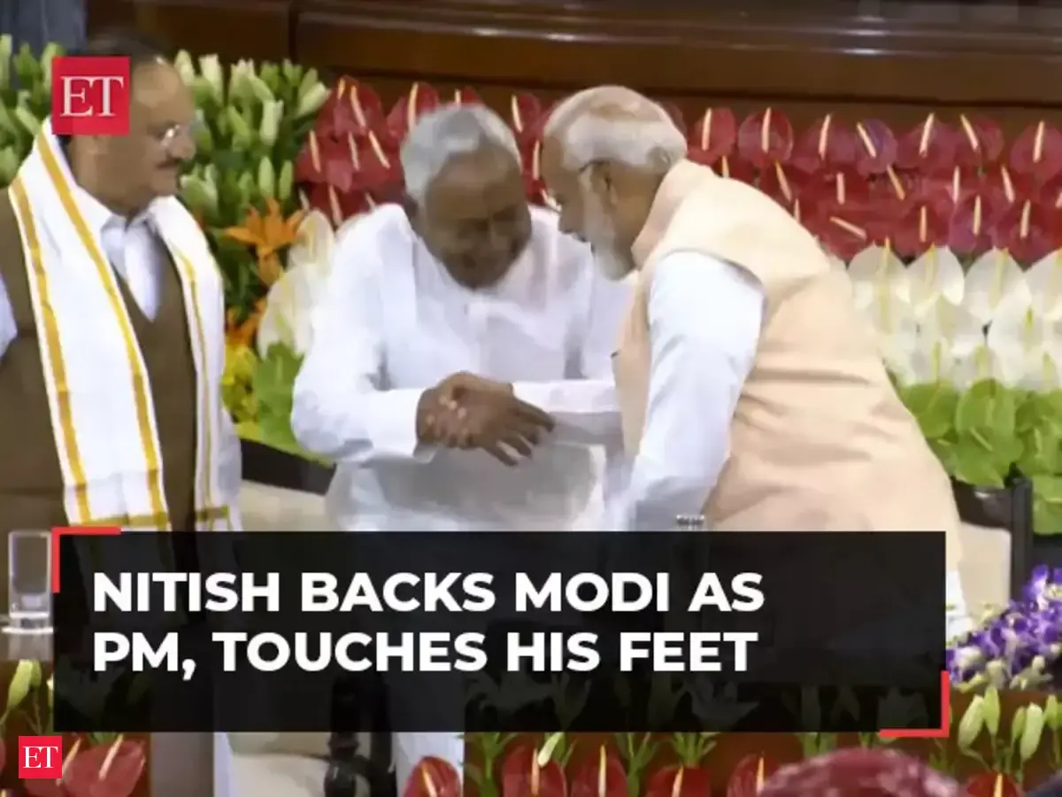 NDA meet: Nitish Kumar assures full support to Narendra Modi as PM ...