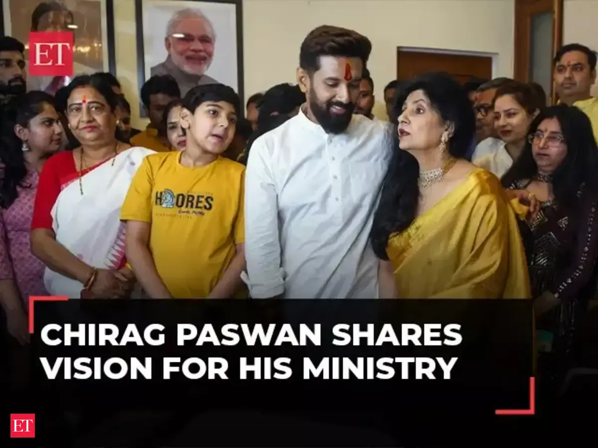 MODI 3.0: Chirag Paswan Takes Charge as Union Minister for Food ...