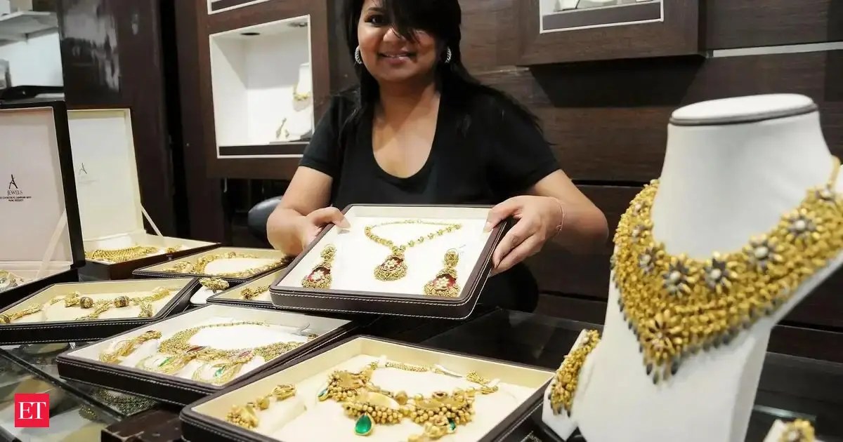 India restricts certain studded gold jewellery imports - The Economic Times