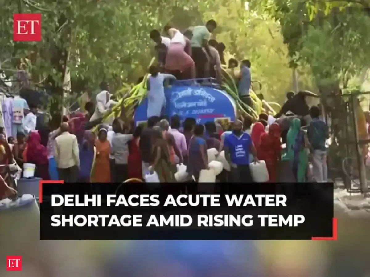 Delhi water crisis: AAP MLA alleges Union Jal Shakti Minister not ...