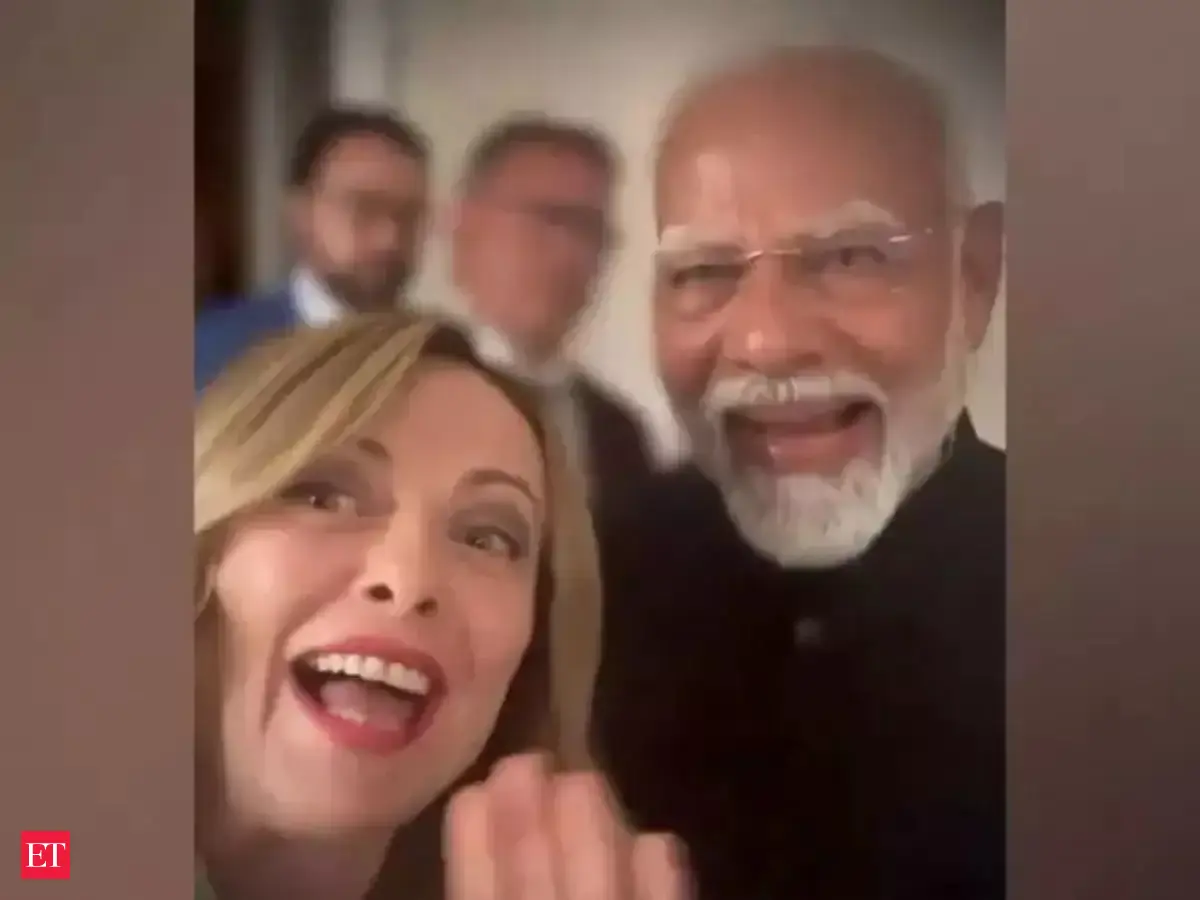 Hello from Melodi: Modi-Meloni viral pics from G7 Summit - PM Modi ...