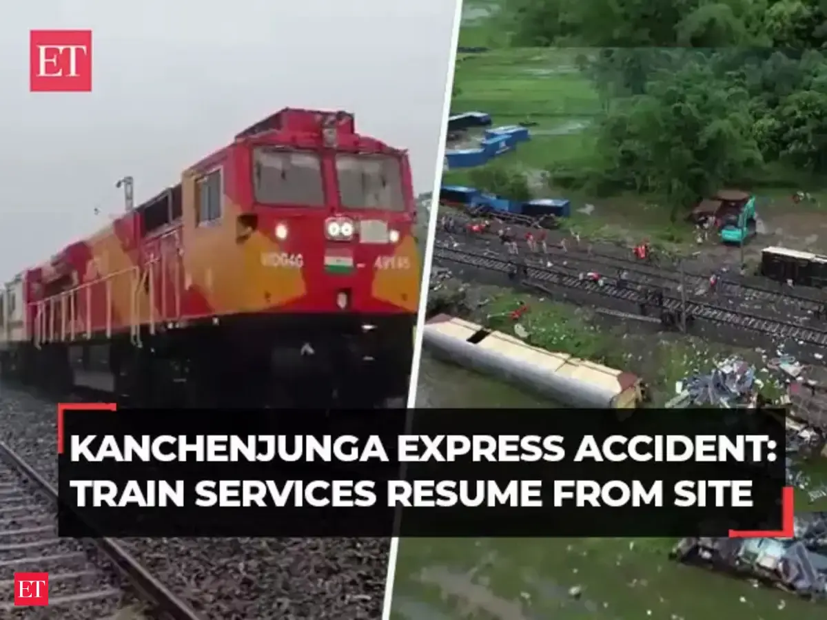Kanchenjunga Express mishap: Train services resume at Darjeeling ...