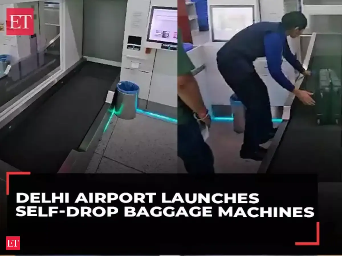 Delhi Airport launches self-drop baggage machines for quick check-in ...