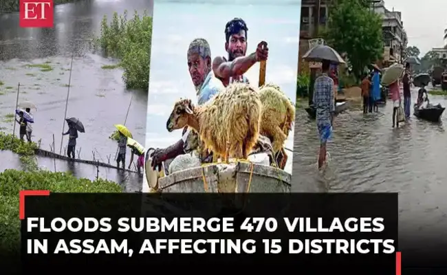 Assam: Heavy rainfall batters Guwahati, normal life disrupted - The ...