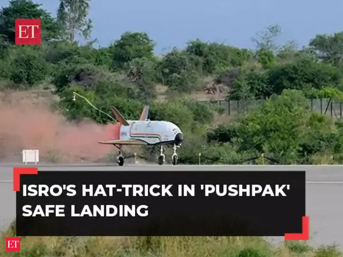 ISRO: ISRO achieves third consecutive success in 'Pushpak' safe landing ...