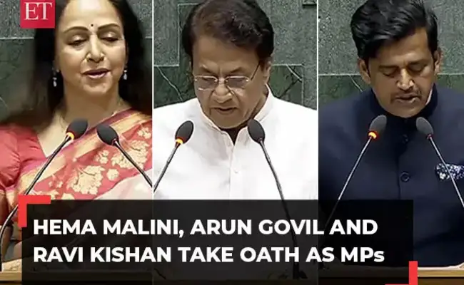 Rahul Gandhi, Akhilesh, Hema Malini, Owaisi take oath as Lok Sabha ...