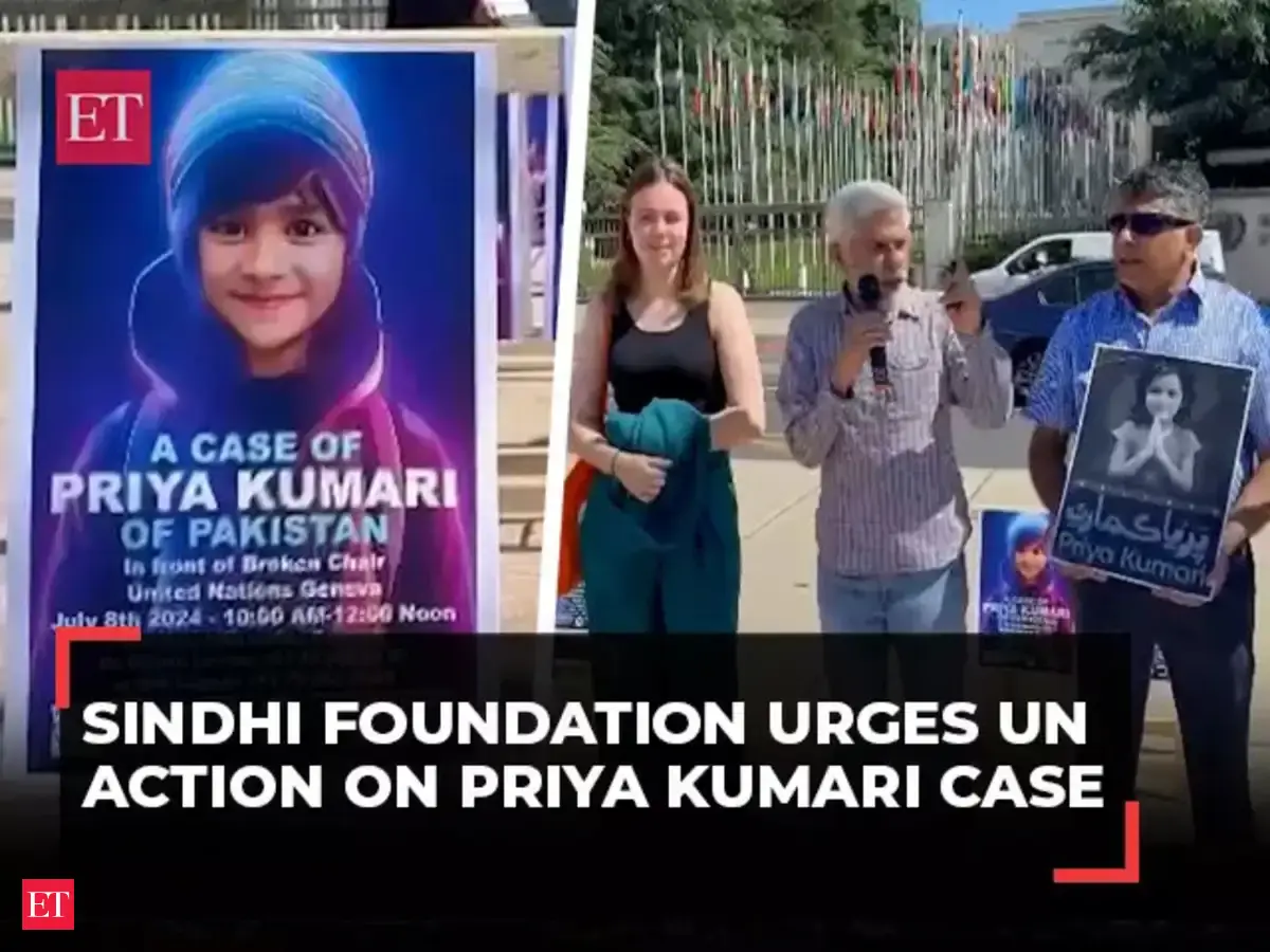 Sindhi Foundation protests at UN, demands justice for Priya Kumari ...