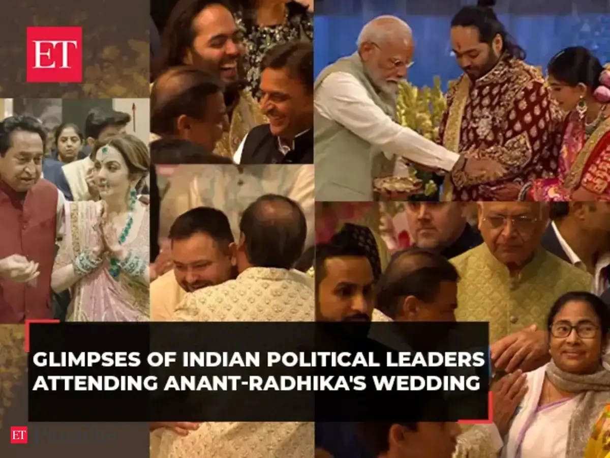 PM Modi to CM Mamata, politicians from across India converge at Anant ...