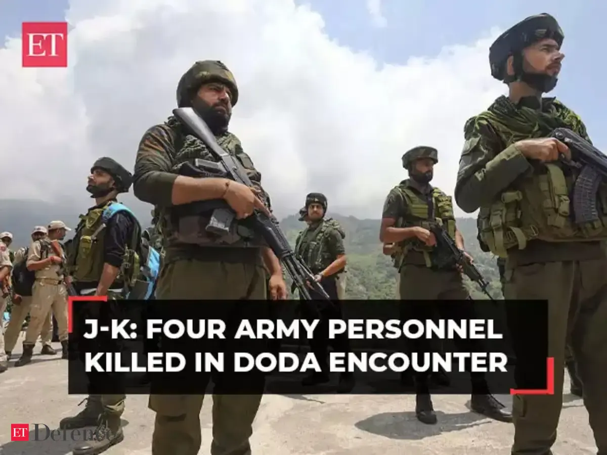 Doda encounter: Officer among four soldiers killed in Jammu and Kashmir ...