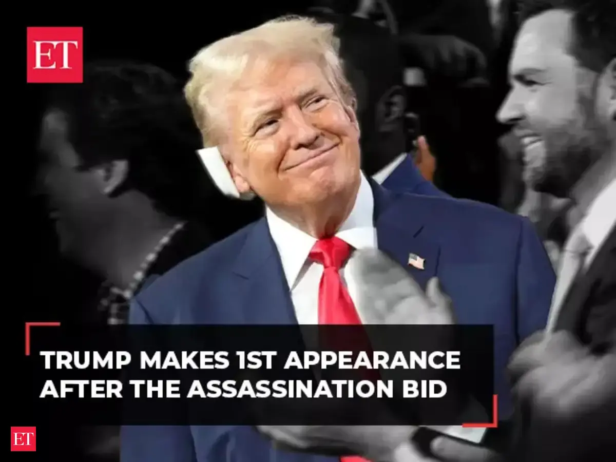 Donald Trump makes first appearance at Republican Convention after the ...