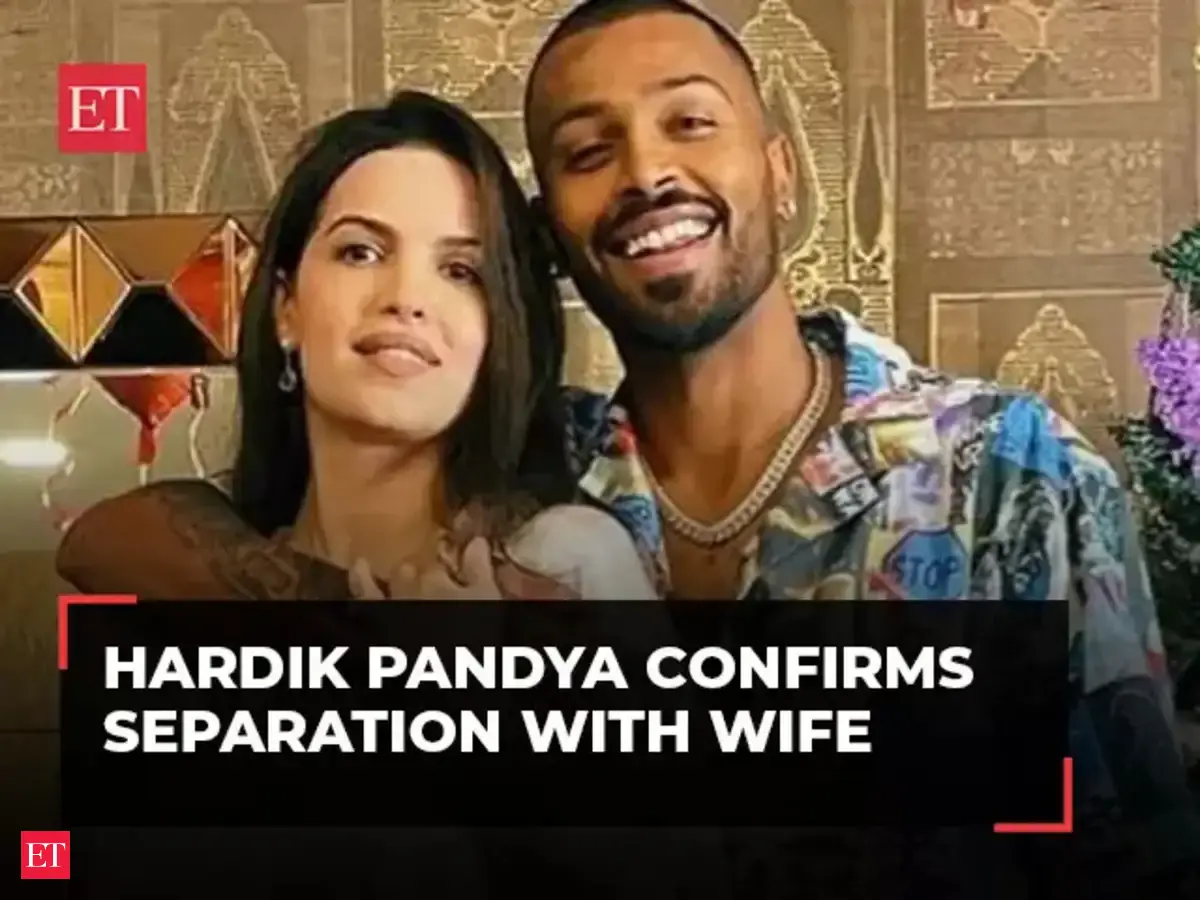 Hardik Pandya confirms separation with wife Natasa Stankovic, to co ...