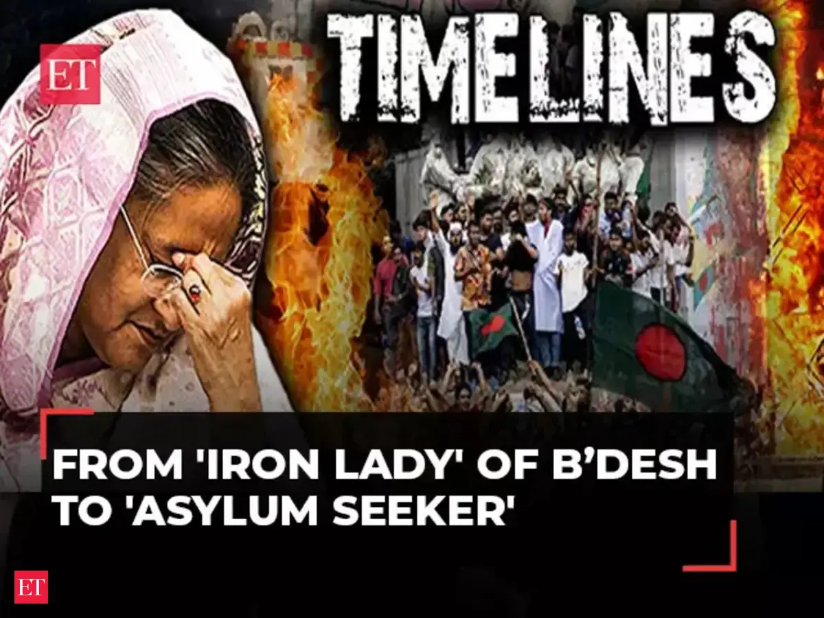 Bangladesh crisis: From 'Iron Lady' to 'asylum seeker', a timeline of ...