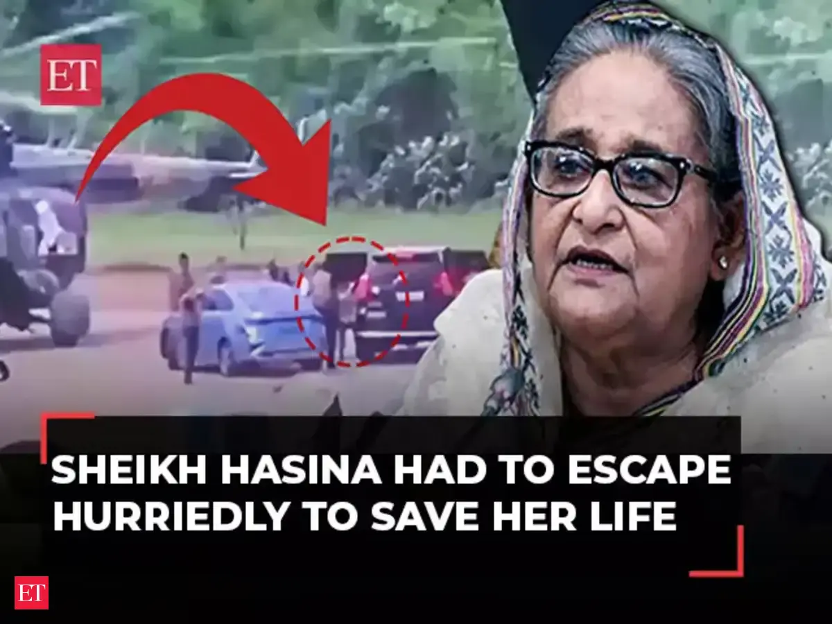 Bangladesh crisis: Sheikh Hasina had to escape hurriedly, couldn't even ...
