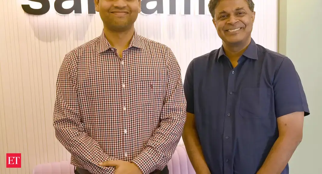 Sarvam AI co founders Vivek Raghavan and Pratyush Kumar - | The ...