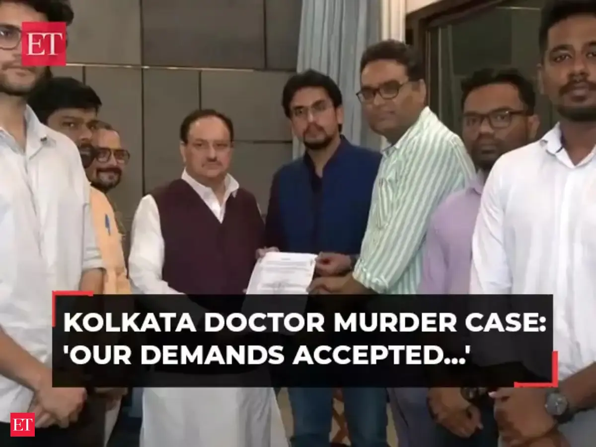Kolkata doctor murder case: 'Our demands accepted, we're calling off ...
