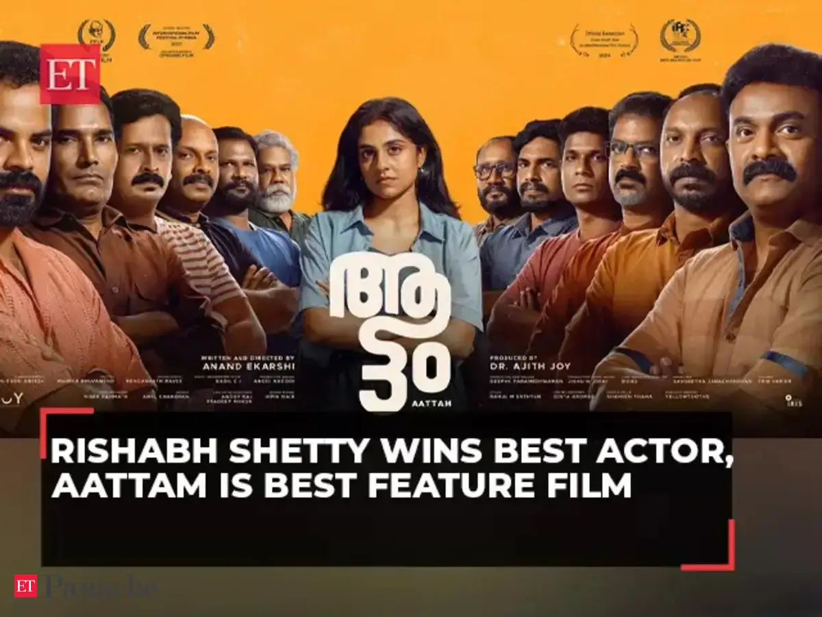 70th National Film Awards: Rishabh Shetty wins Best Actor, Aattam is ...