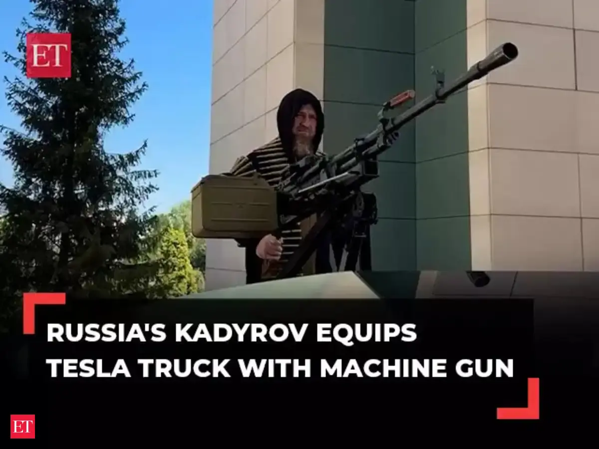 Tesla Cybertruck: Chechen leader Kadyrov equips Tesla Cybertruck with ...