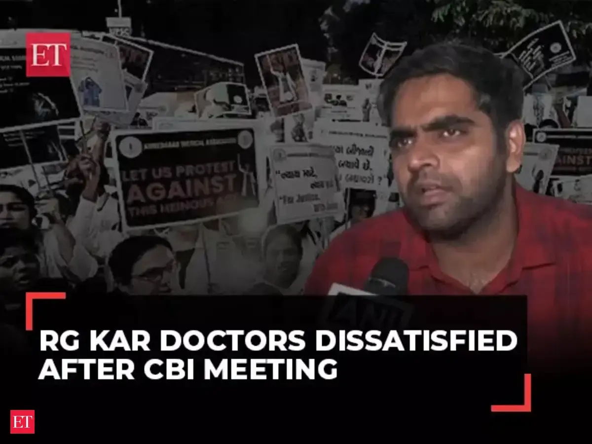 RG Kar Medical college case: Resident doctors 'not satisfied' with CBI ...