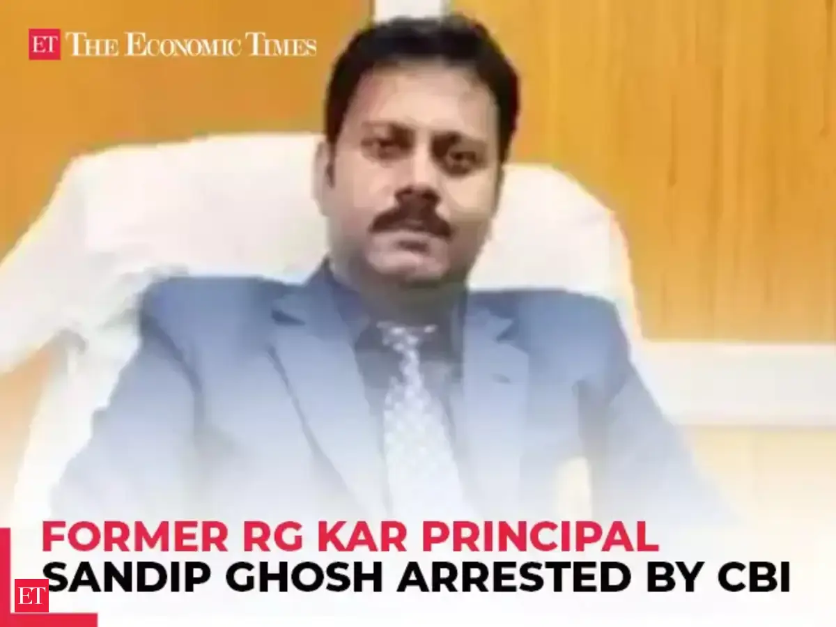 Kolkata rape-murder case: Former RG Kar principal Sandip Ghosh arrested ...
