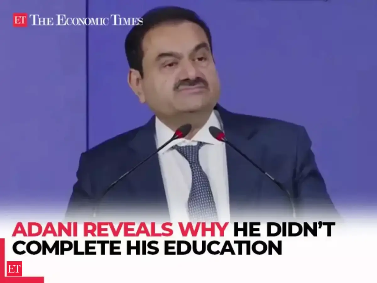 'Answer lies in heart of every young dreamer…,' Gautam Adani reveals ...