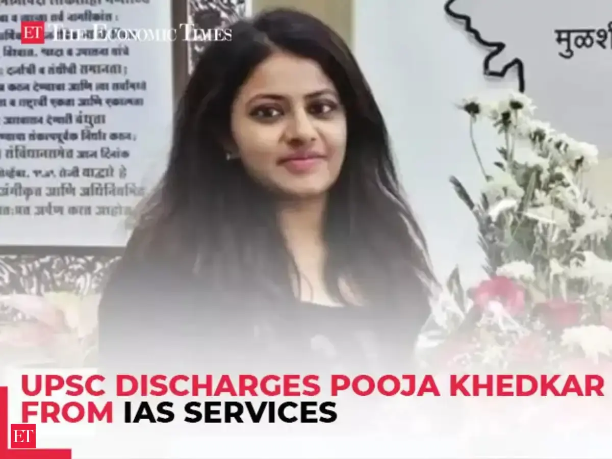UPSC discharges Pooja Khedkar from IAS services with immediate effect ...