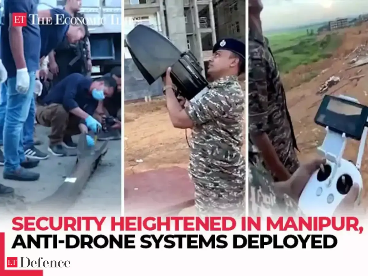 Security heightened in Manipur, anti-drone systems deployed to counter ...