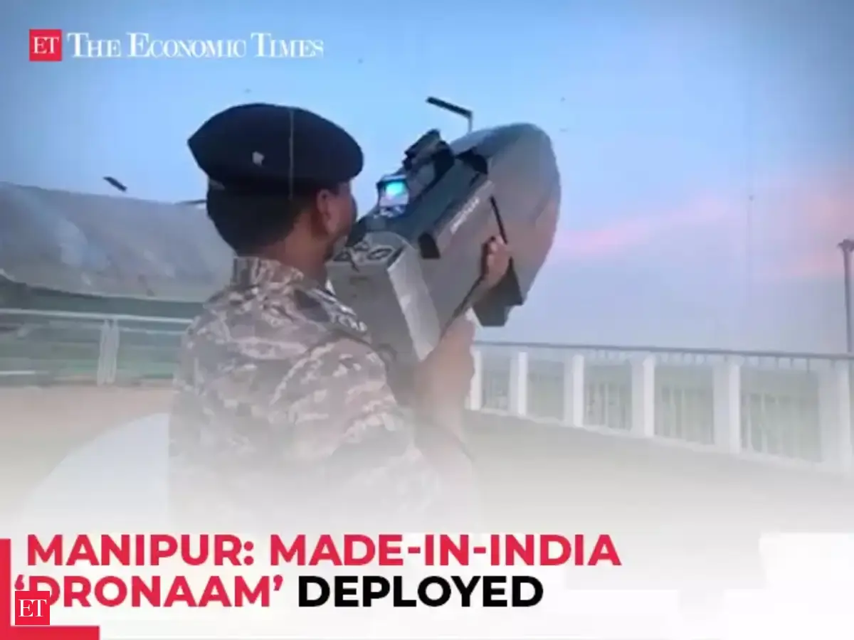 Manipur: Made-in-India ‘Dronaam’ deployed to counter militants’ rogue ...