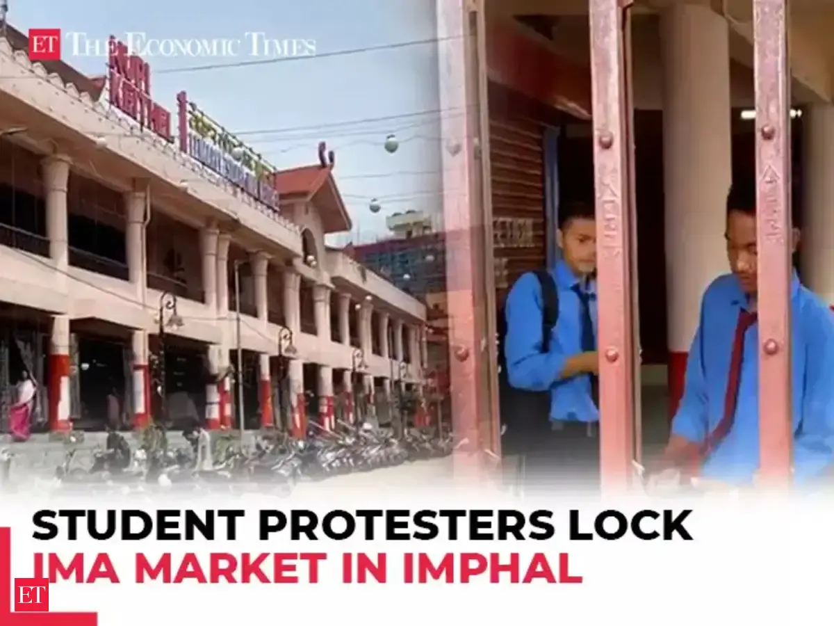 Manipur: Students lock themselves inside Imphal’s Ima Market, issue a ...