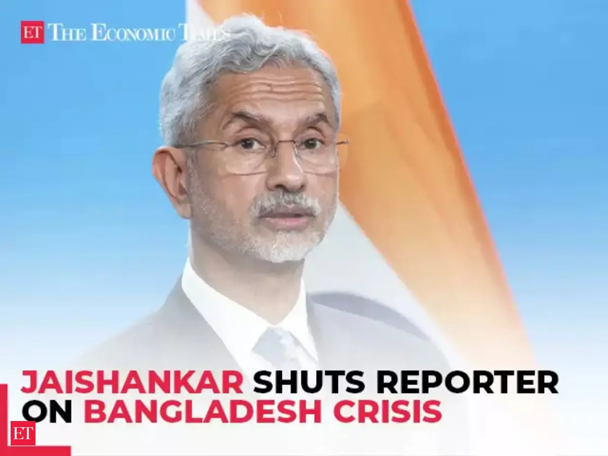 EAM Jaishankar shuts reporter on Bangladesh crisis: 'We deal through ...