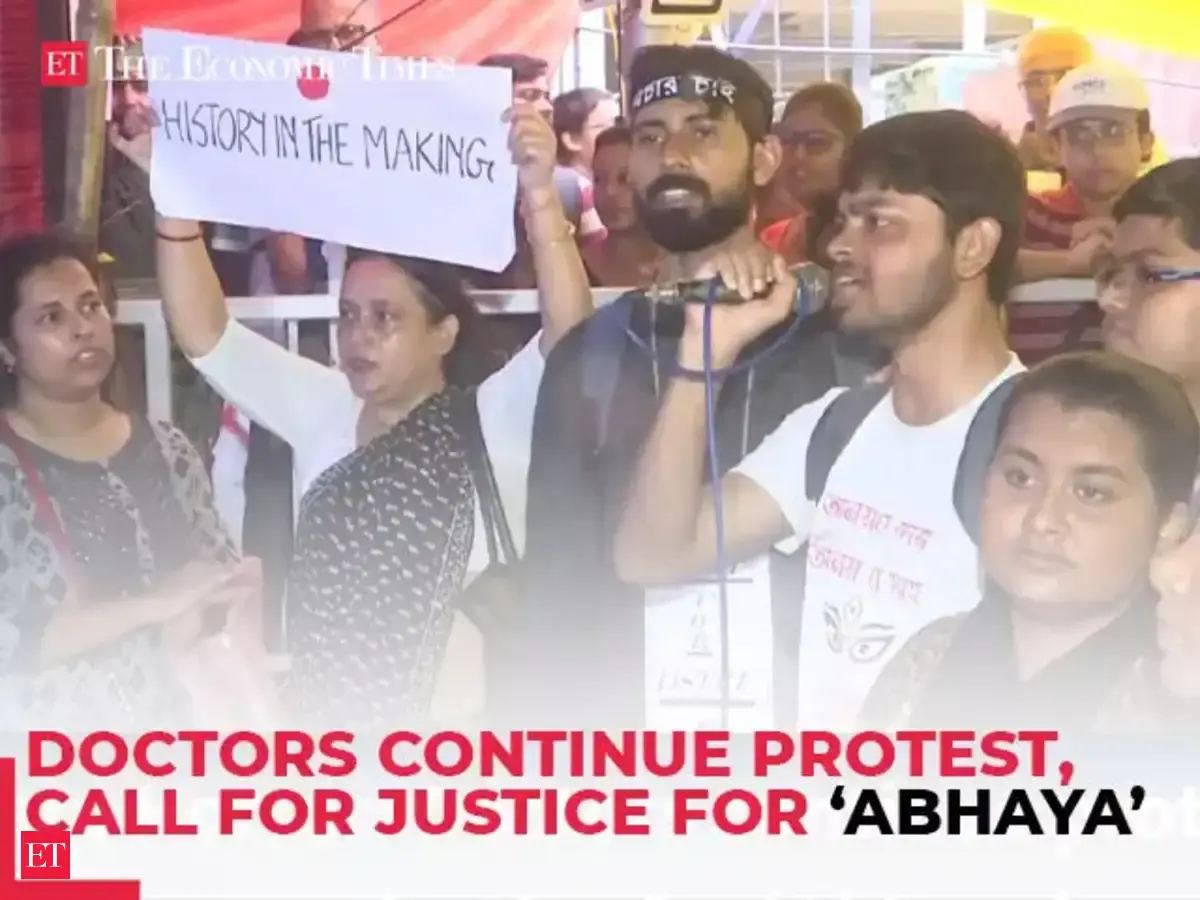 Kolkata Horror: Doctors continue protest, call for justice for ‘Abhaya ...