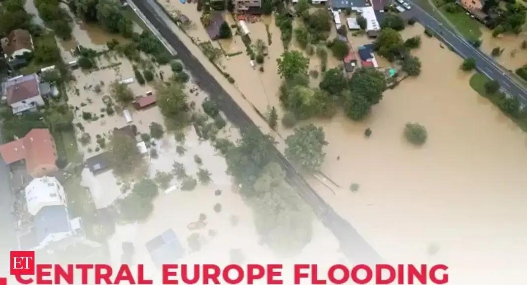 Storm Boris lashes central Europe; drone footage shows major flooding ...