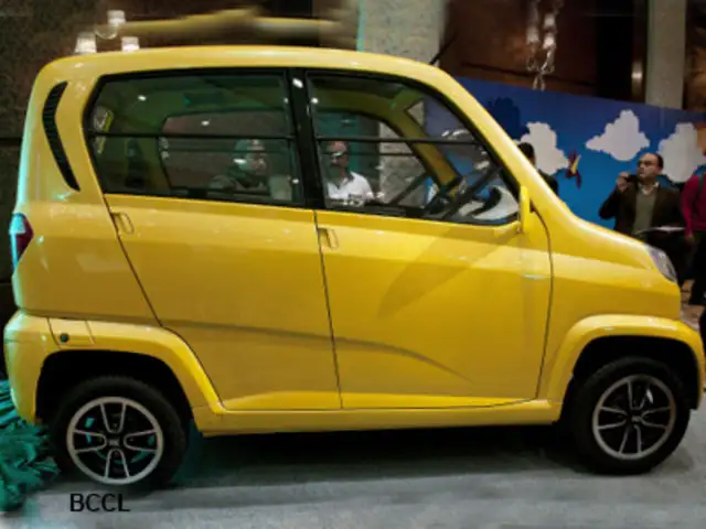 Bajaj Auto showcased its ‘small car’ at the 2008 Auto Expo - Bajaj RE60 ...