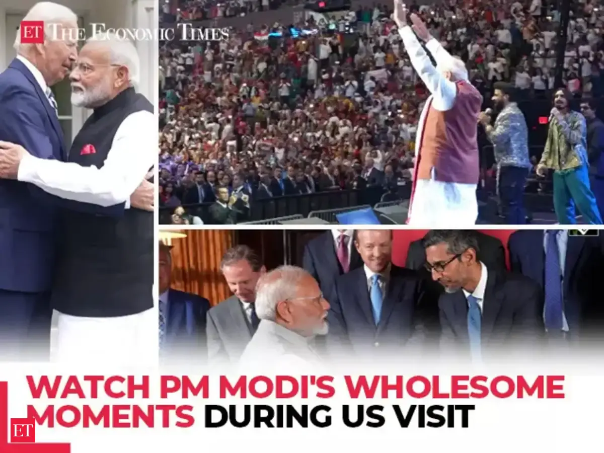 Hugs, diplomacy, Bonhomie! Watch highlights from PM Modi’s visit to US ...