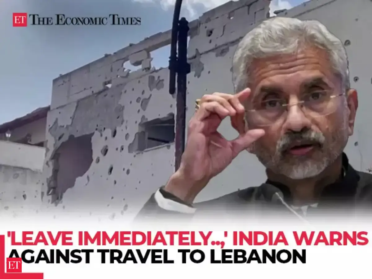 'Leave Lebanon immediately...,' India issues strong advisory for ...