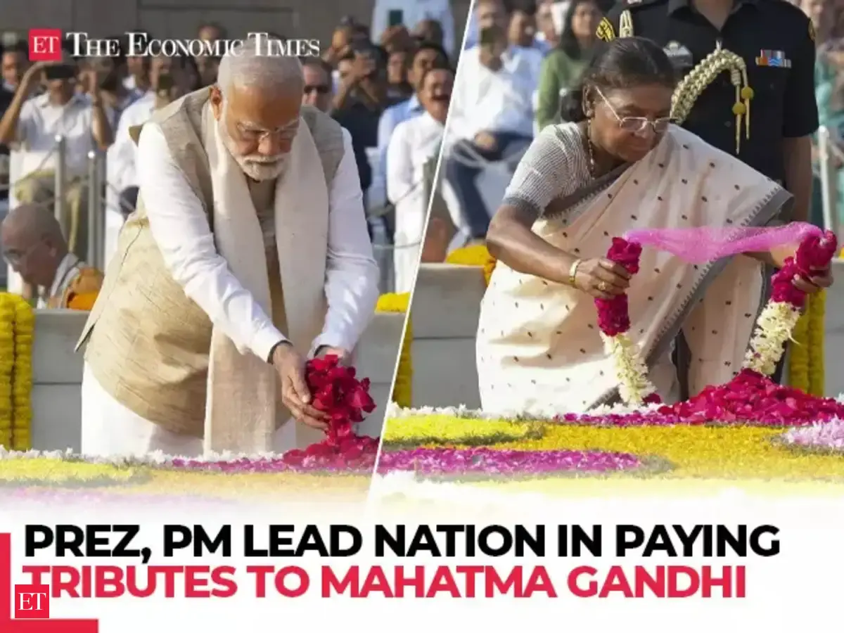 Gandhi Jayanti: From PM Modi, President Murmu to Rahul Gandhi, nation ...