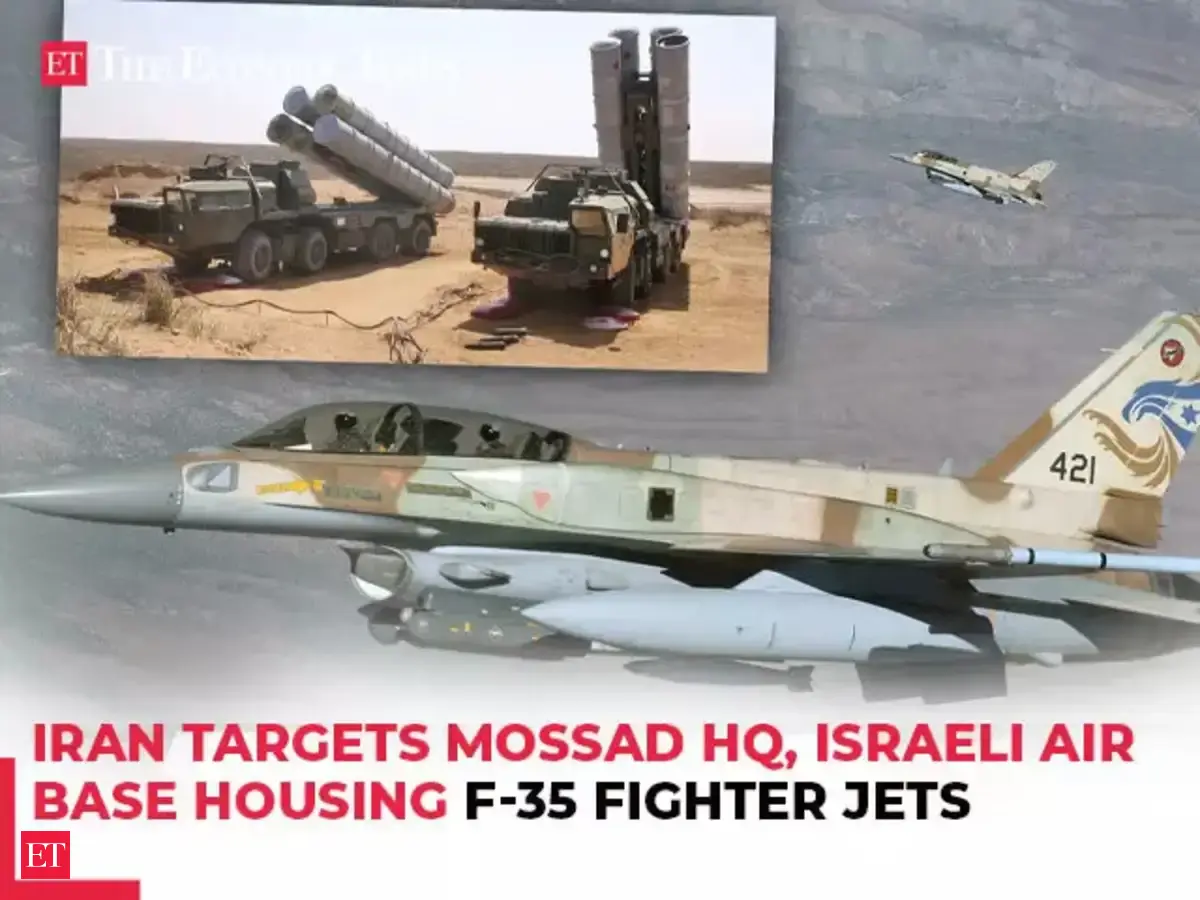 Iran missiles target Israeli air base housing F-35 fighter jets, claims ...