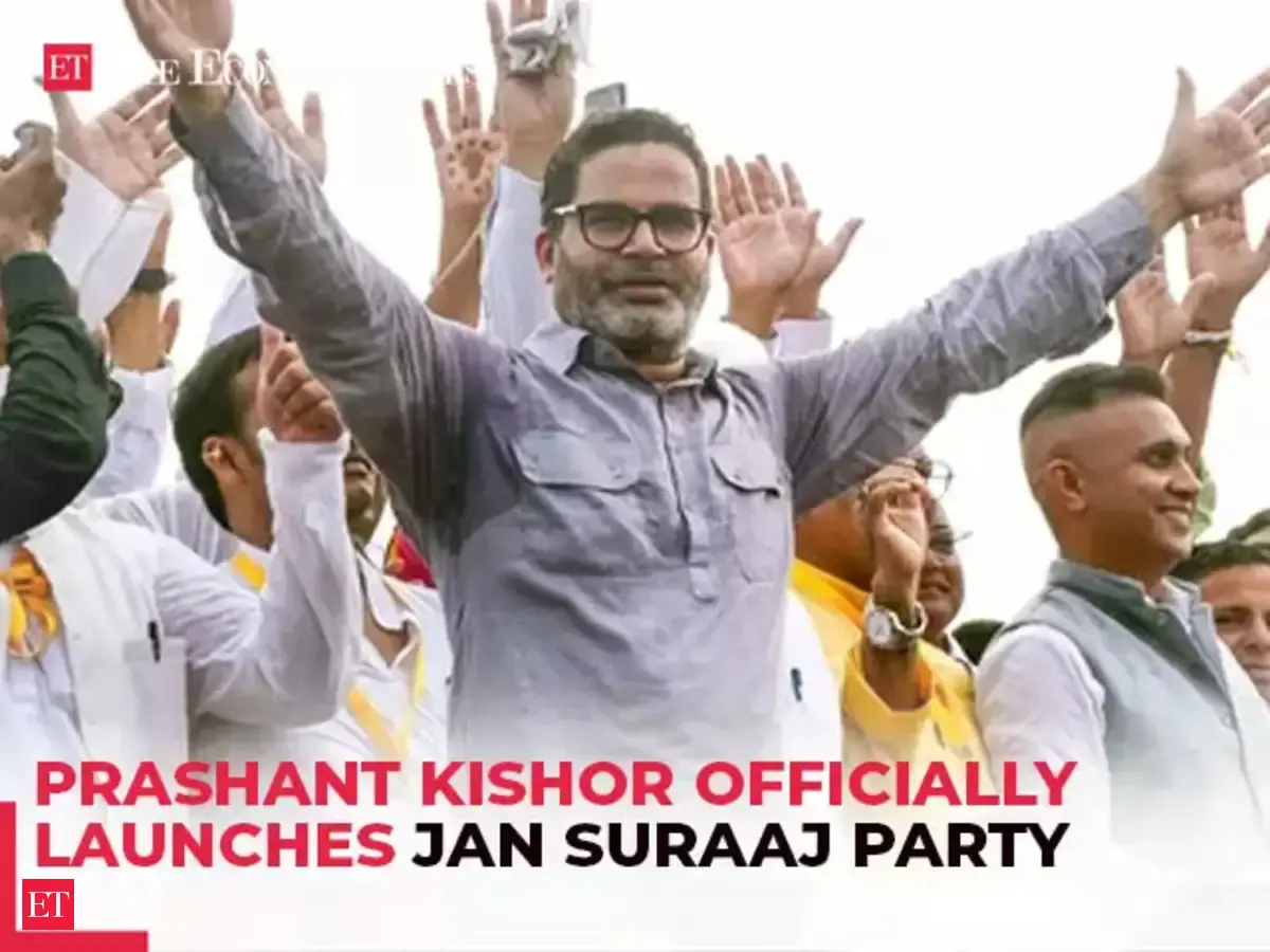 Prashant Kishor launches Jan Suraaj Party, says Bihar's 'voice must ...