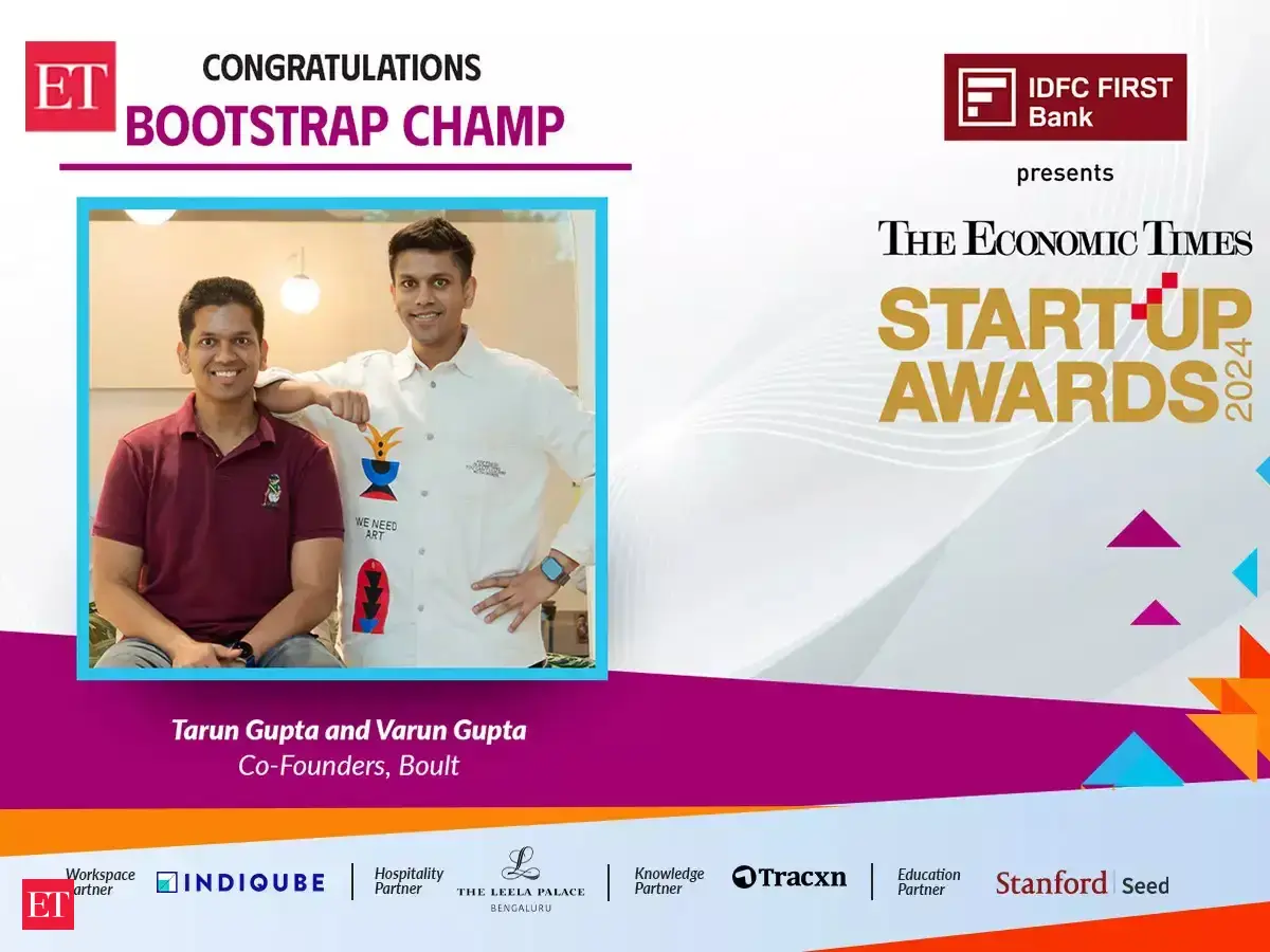 ET Startup Awards: Boult is Bootstrap Champ; Varun Gupta, CEO & Co ...