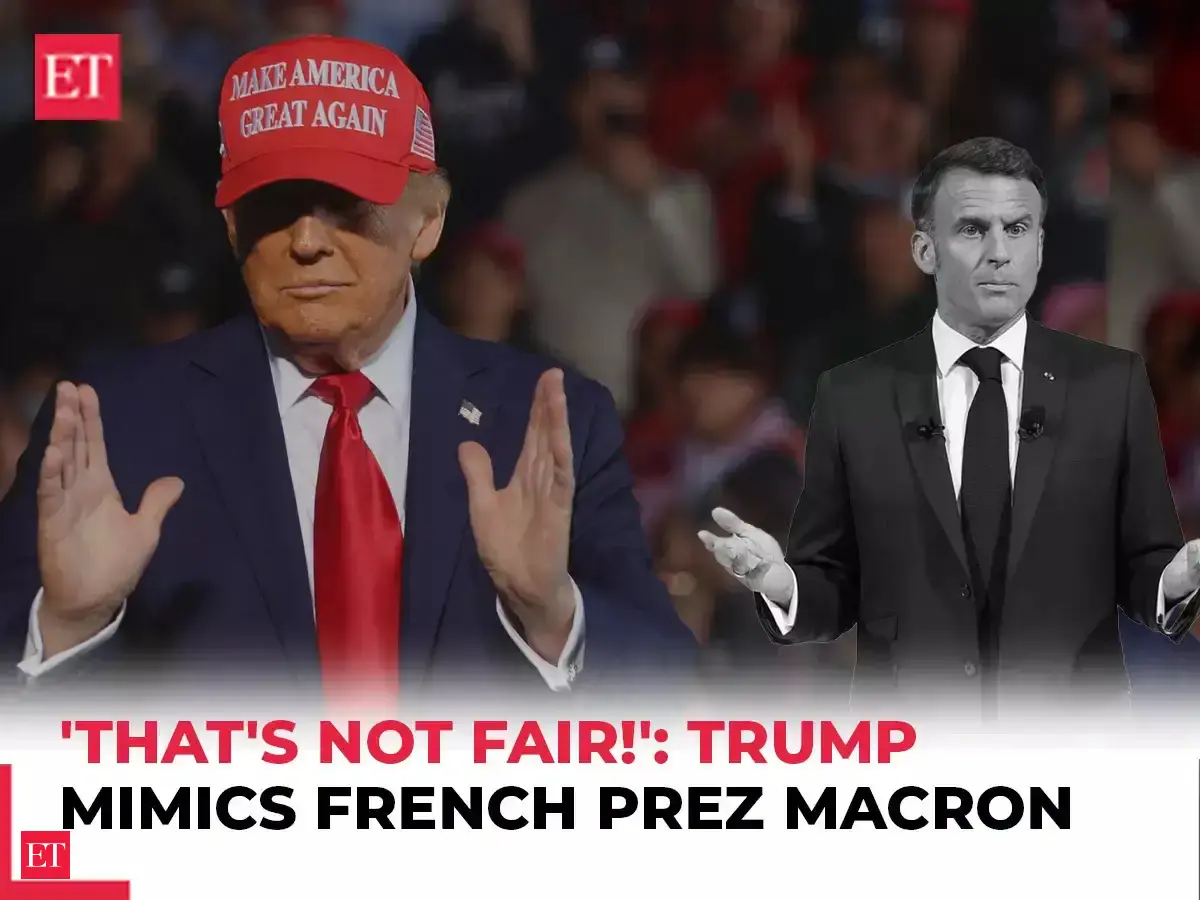 Trump mimics French President Macron, recounts a phone call: 'Gave him ...