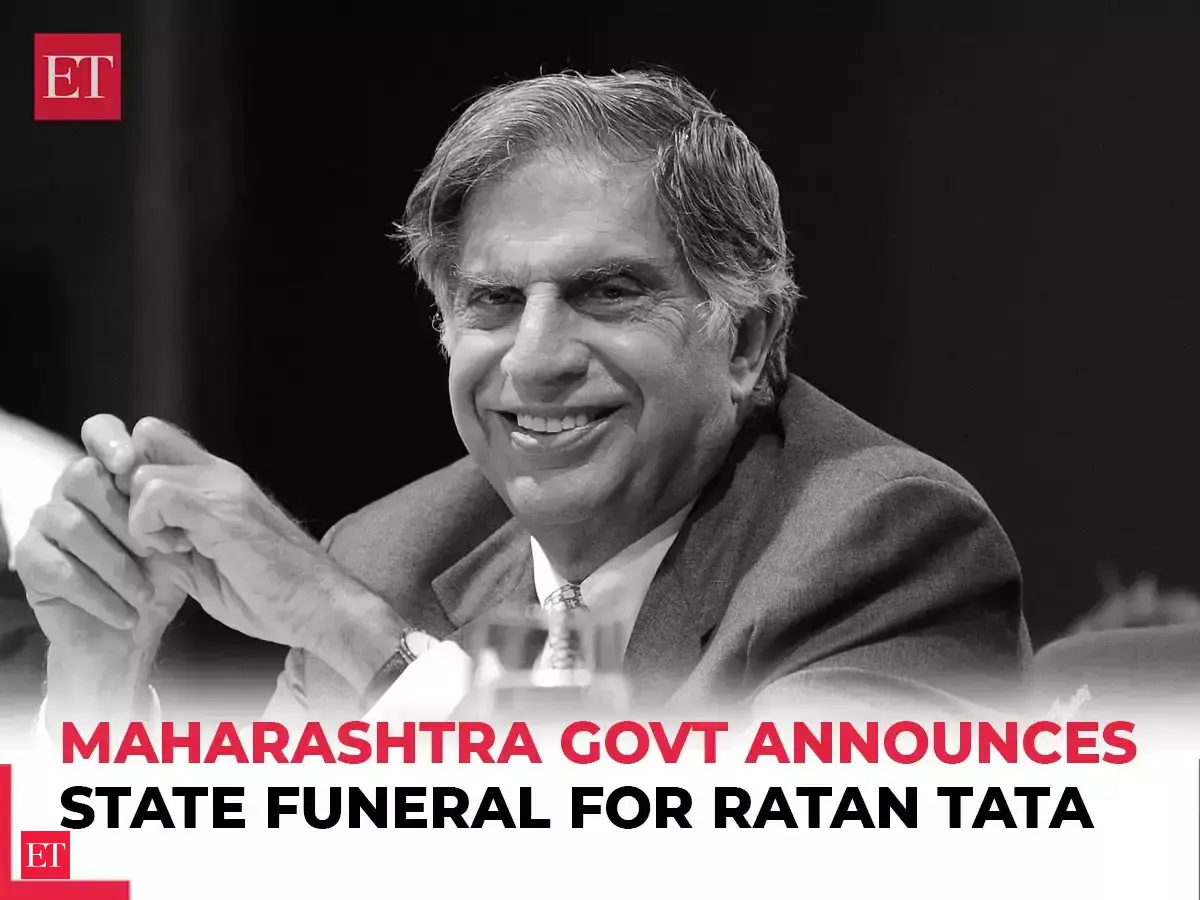 Ratan Tata: Ratan Tata dies: Maha govt declares day of mourning as mark ...