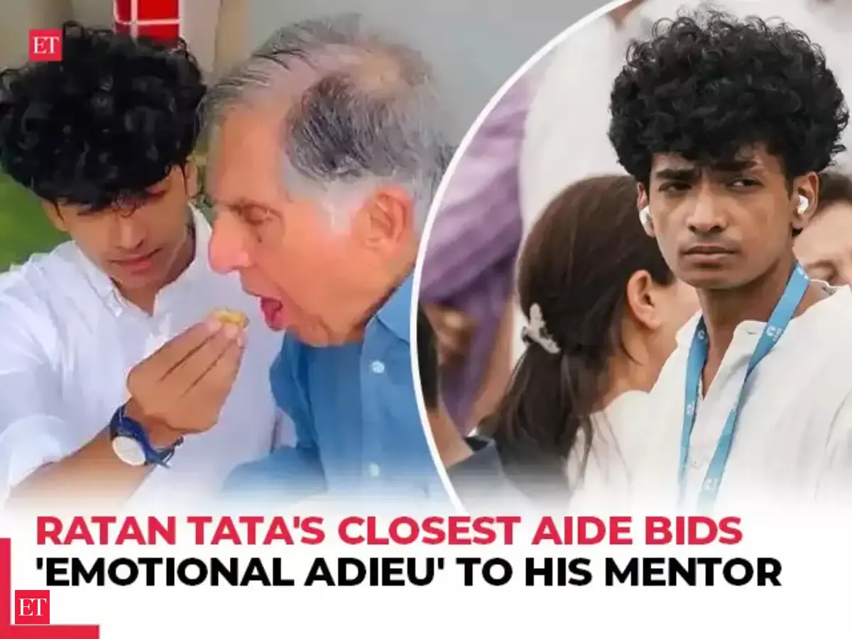 'Goodbye, my dear lighthouse...' Ratan Tata’s closest aide Shantanu’s ...
